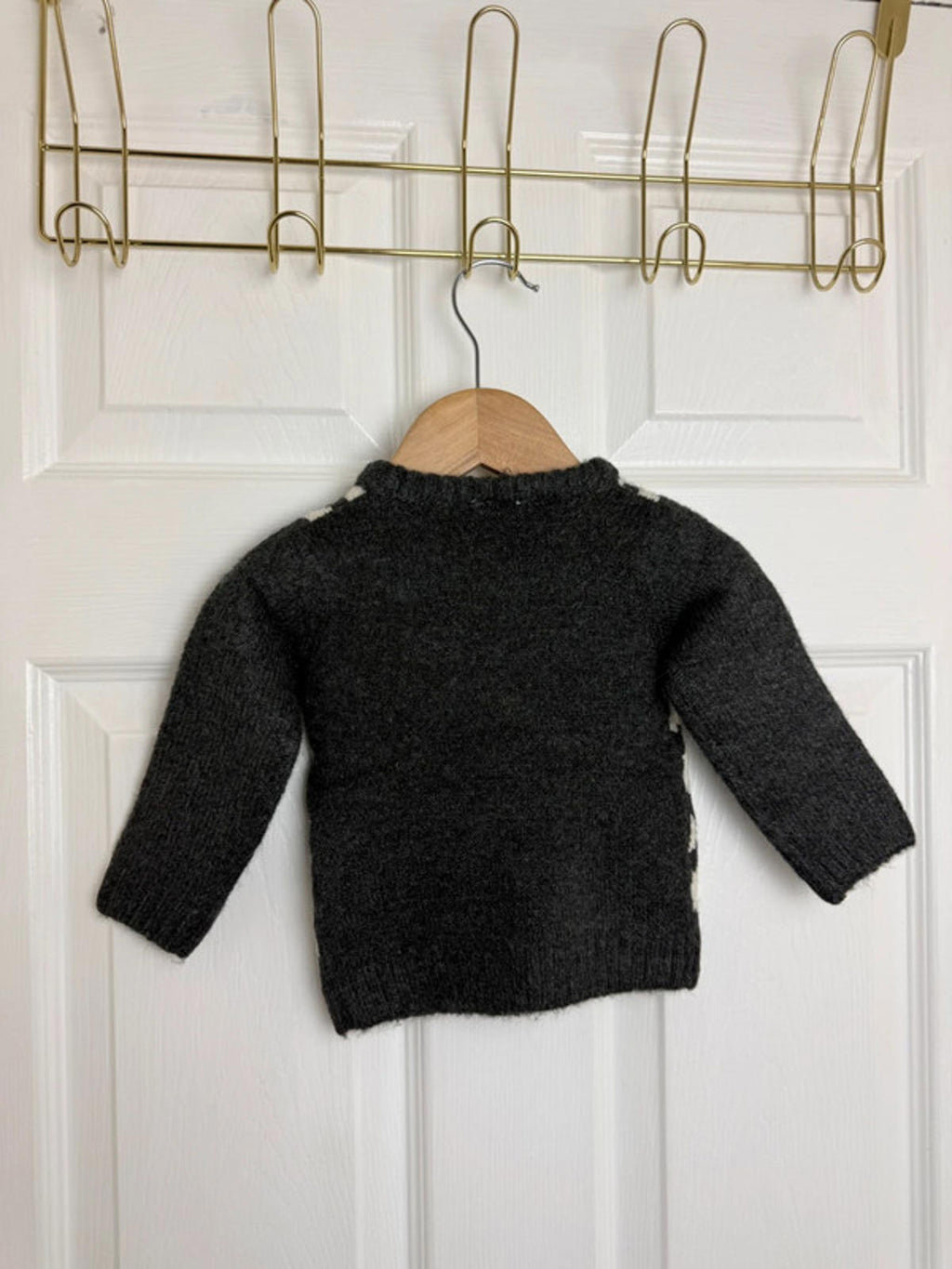 Palomino Kids Charcoal & Cream Diamond Knit Jumper – New Without Tags ...