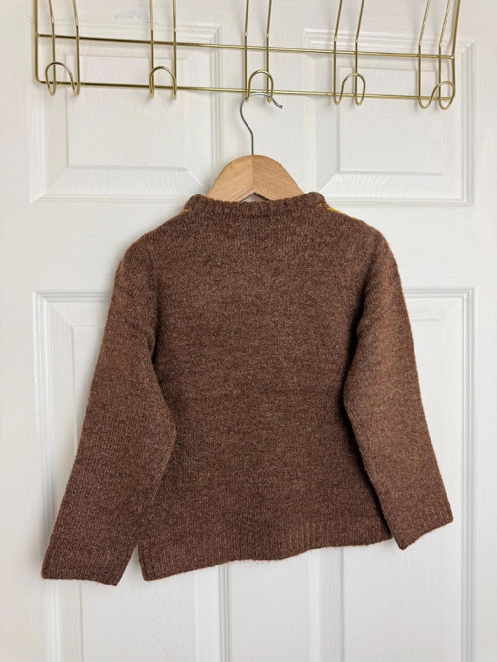 Palomino Kids Brown & Mustard Diamond Knit Jumper – New Without Tags ...
