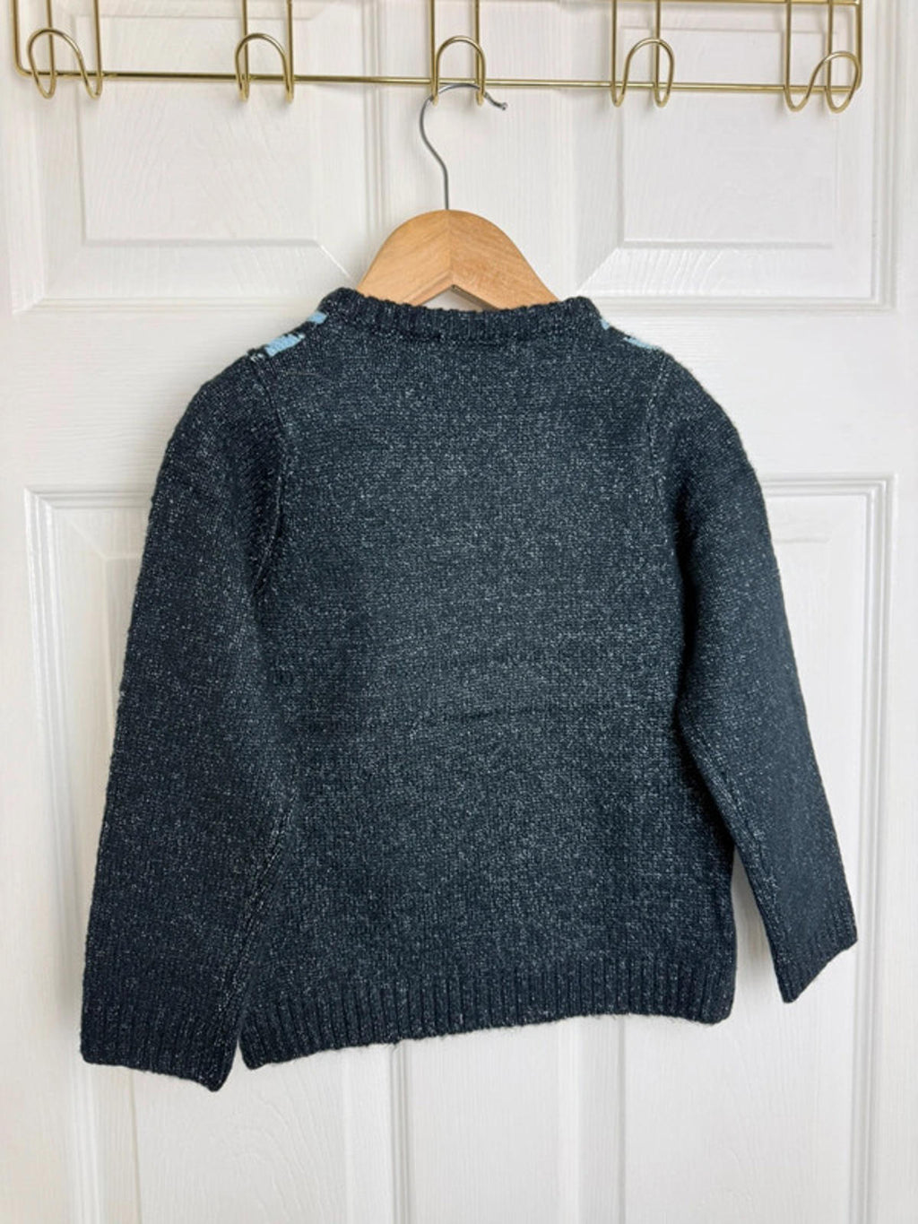 Palomino Kids Black & Blue Diamond Knit Jumper – New Without Tags ...