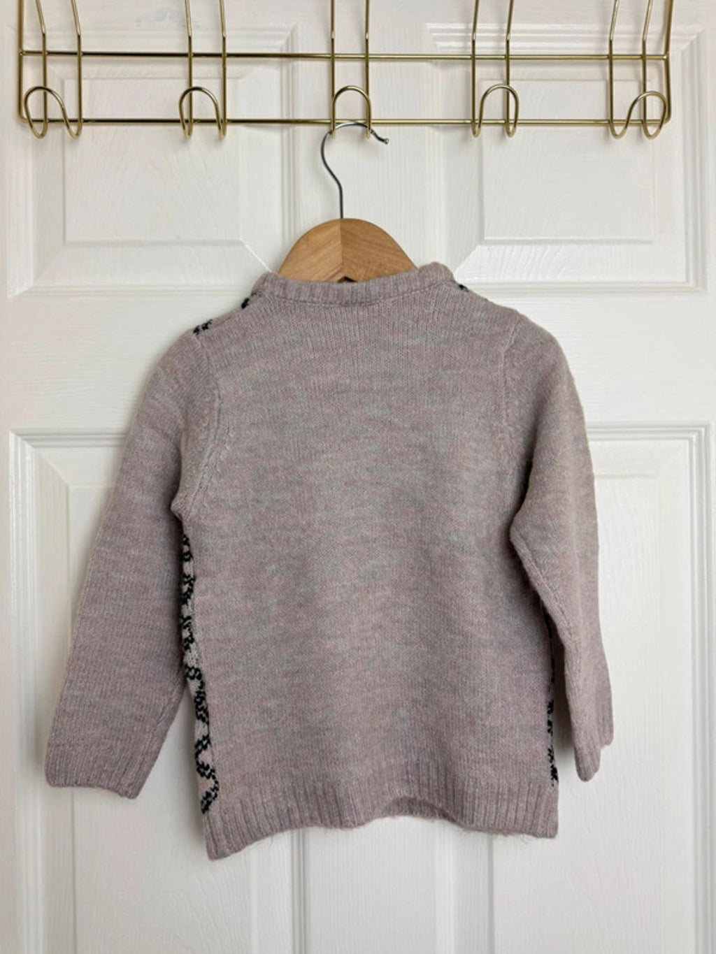 Palomino Kids Blush Pink & Black Diamond Knit Jumper – New Without Tag ...